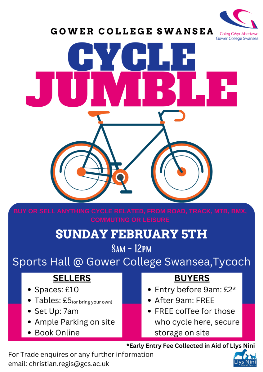 Cycle Jumble Sale - Sunday 5 February | GCS