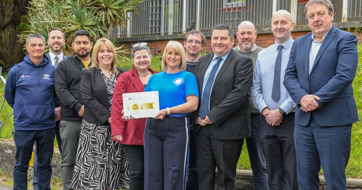 College presented with prestigious cyber security award | GCS