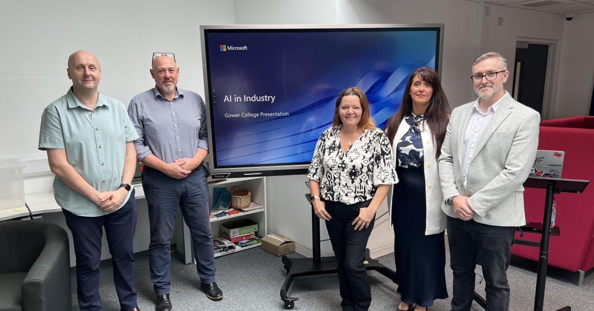 Gower College Swansea hosts Microsoft Innovation Day | GCS