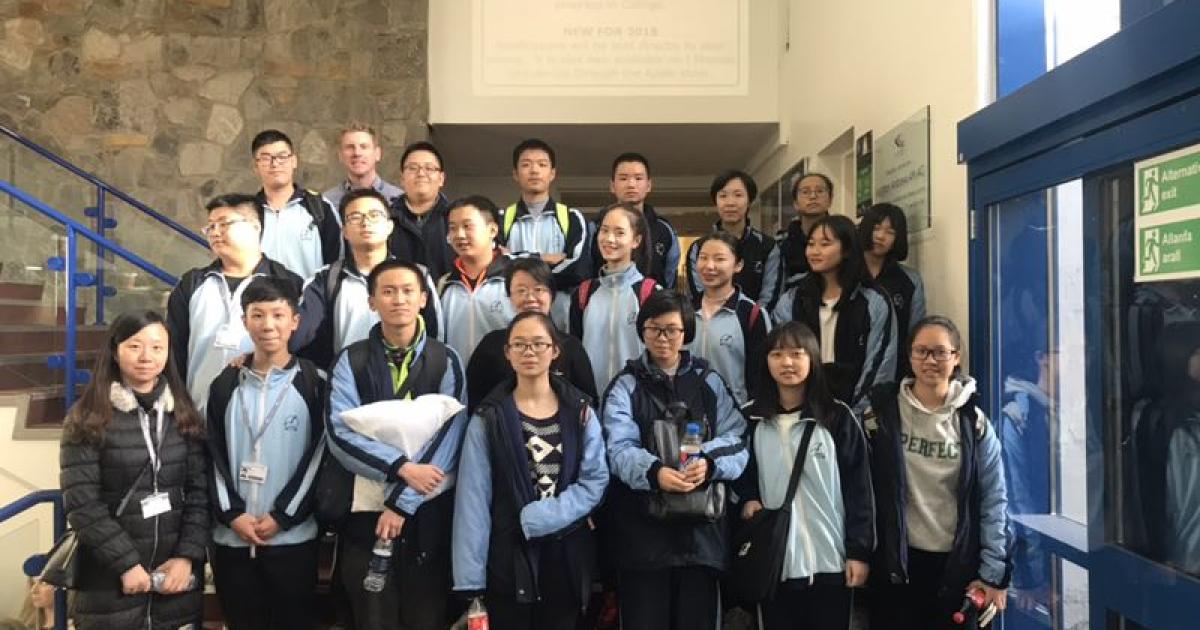 Chinese students enjoy College experience | GCS